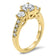 Three Stone Diamond Engagement Ring - Kimber