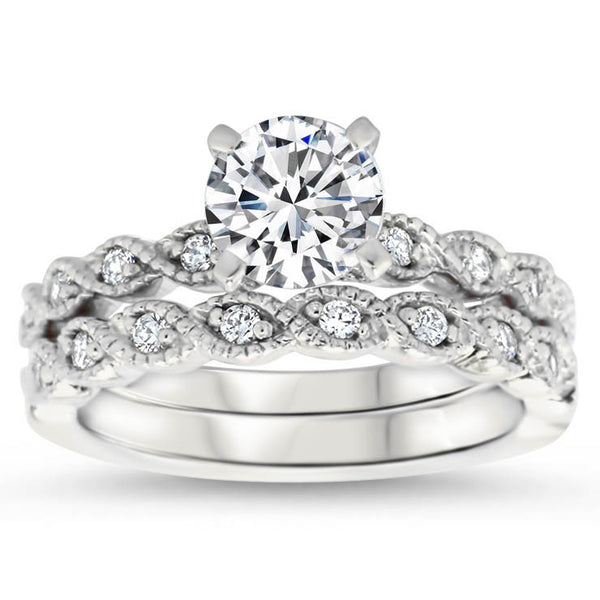 Vintage Inspired Wedding Set - Timeless Twist Wedding Set