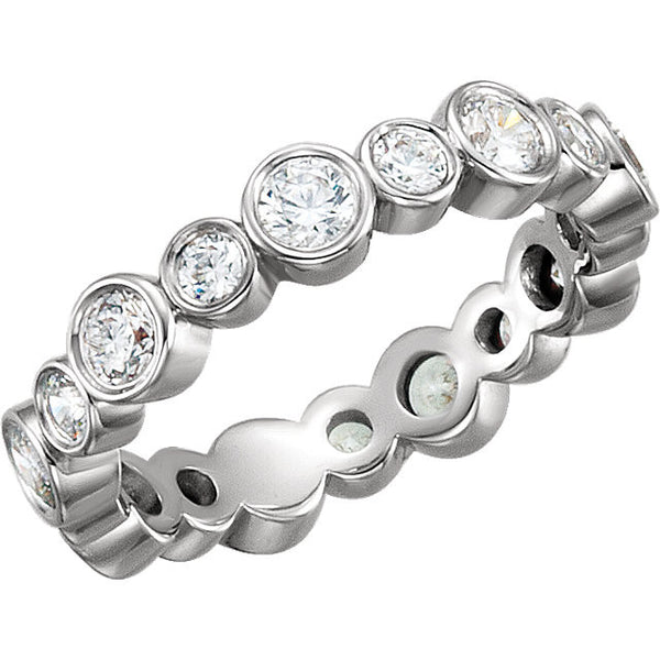 Bezel Set Eternity Band - Celestial