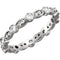 Fancy Shape 14 Karat Diamond Eternity Band .50 Carats